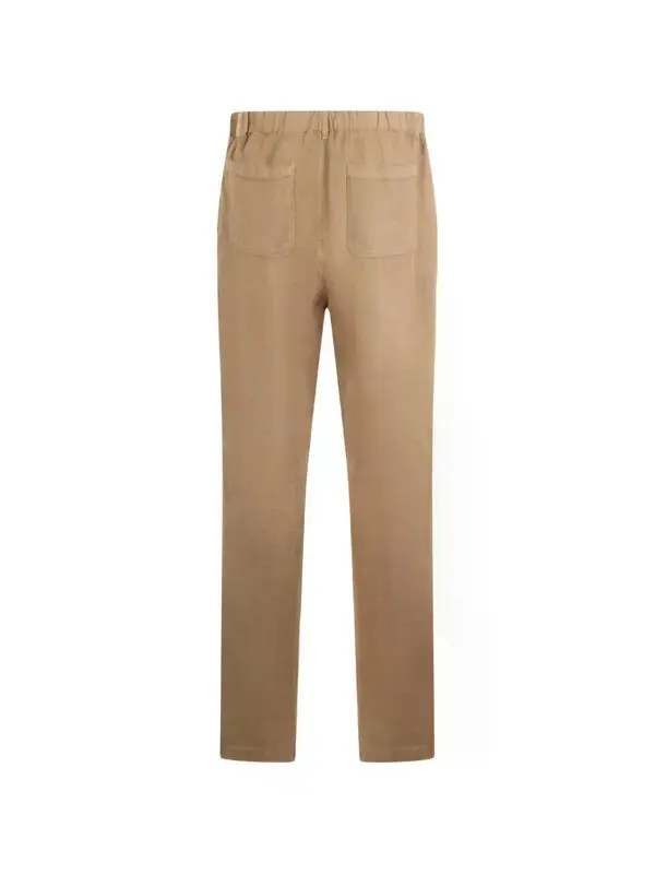 120% Lino Pleated Linen Trousers