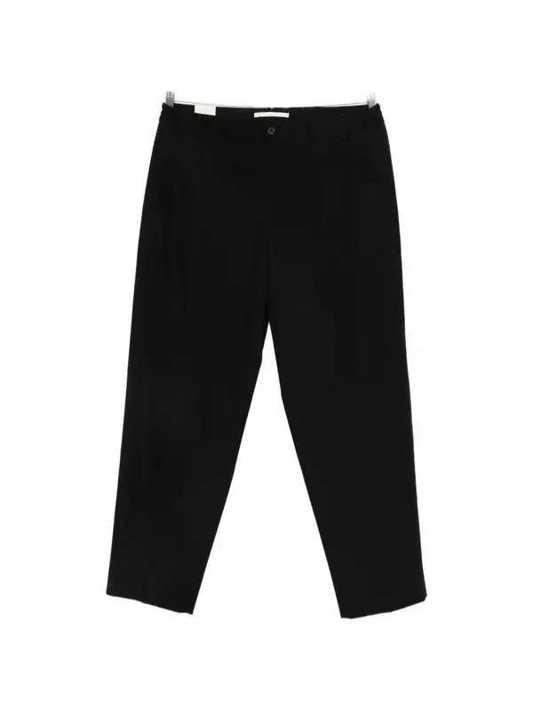 BRIGLIA 1949 Manhattans Front-seam Trousers - Black