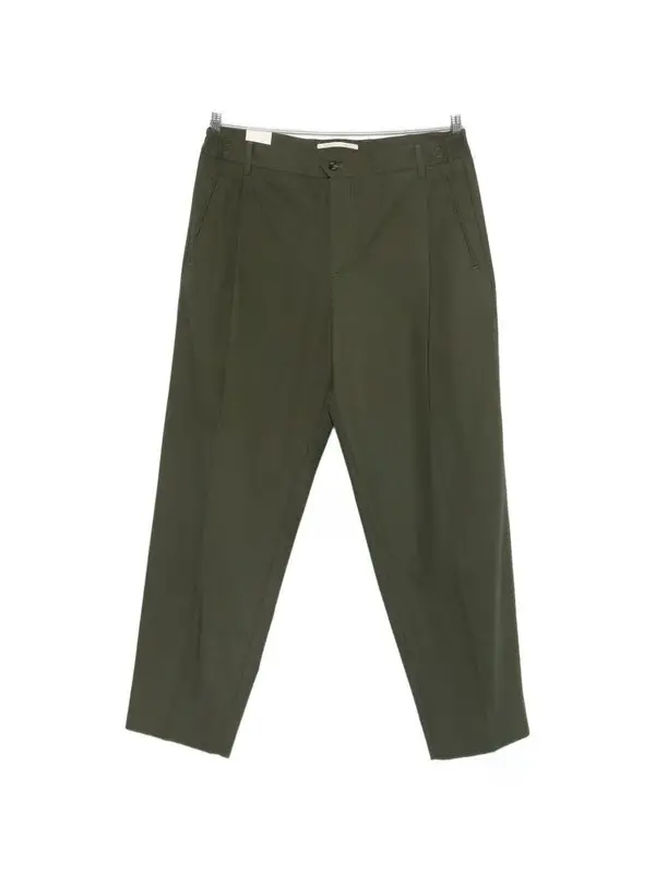 BRIGLIA 1949 Manhattans Pleated Trousers - Green