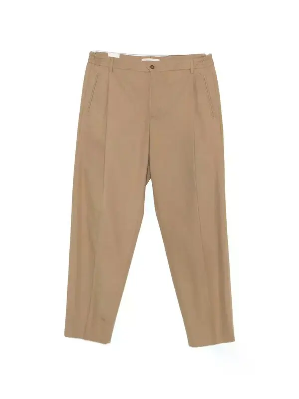 BRIGLIA 1949 Manhattans Pleated Trousers - Neutrals