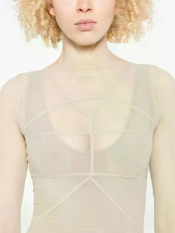 Rick Owens Long-sleeve Maxi Dress - Neutrals