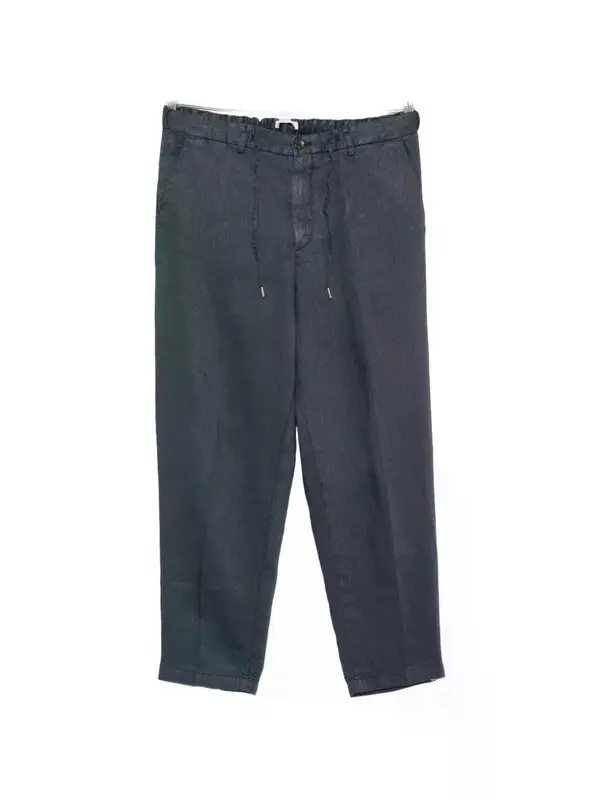 BRIGLIA 1949 Linen Trousers - Blue