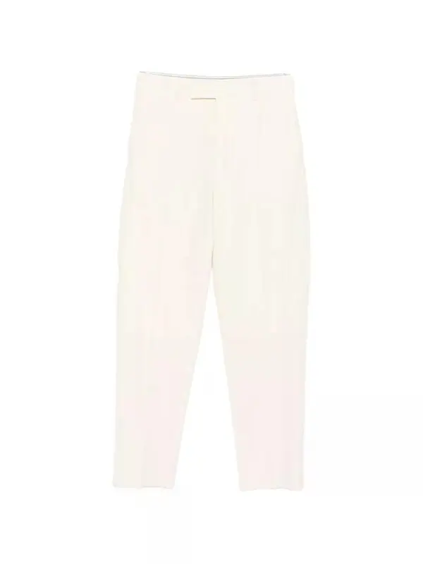 Fendi Textured Trousers - Neutrals