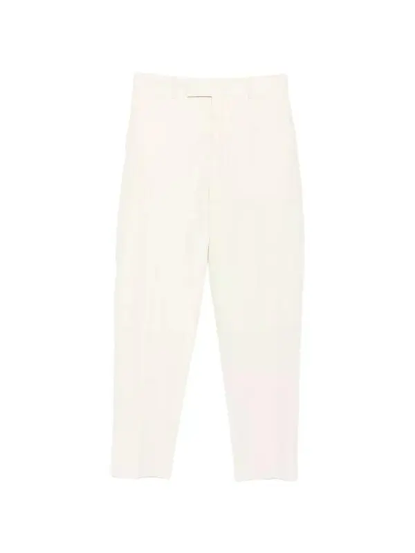 Fendi Textured Trousers - Neutrals