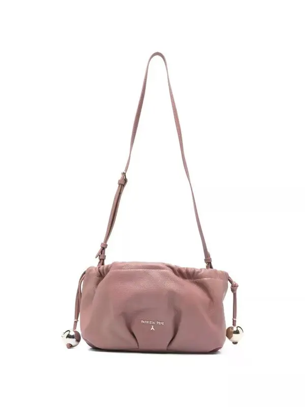 Patrizia Pepe Leather Clutch With Shoulder Strap