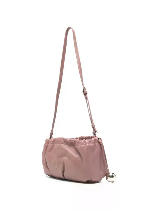 Patrizia Pepe Leather Clutch With Shoulder Strap