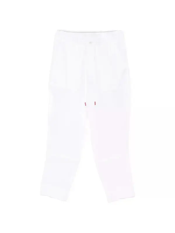 Kiton Linen Trousers - White