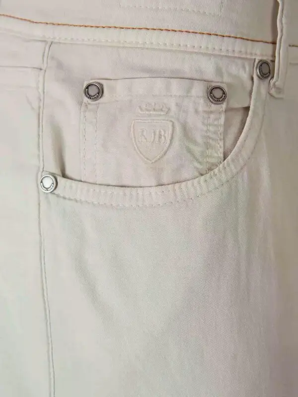 RICHARD J. BROWN Logo-patch Jeans - Neutrals