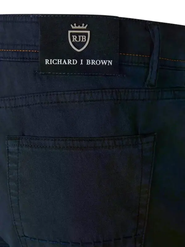 RICHARD J. BROWN Logo-patch Jeans - Blue
