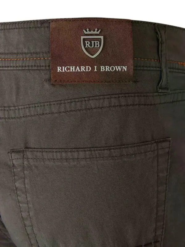 RICHARD J. BROWN Logo-patch Jeans - Brown