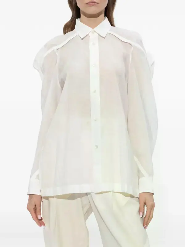 Issey Miyake Puff-sleeve Shirt