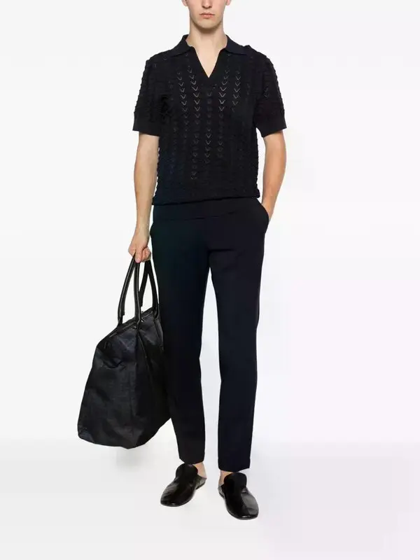 Jacob Cohen Button Trousers - Blue