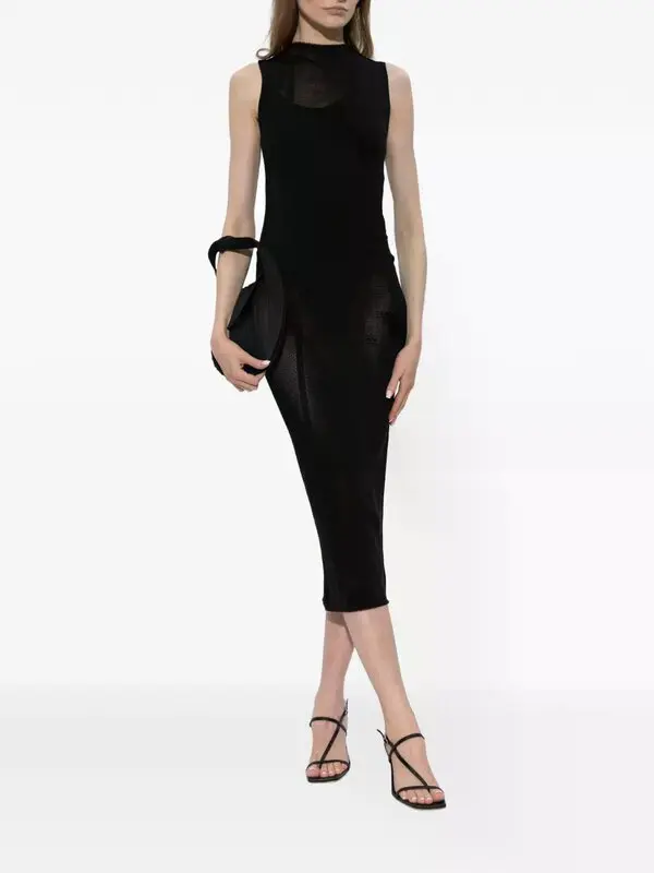 Issey Miyake Sleeveless Midi Dress