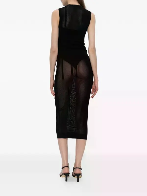 Issey Miyake Sleeveless Midi Dress