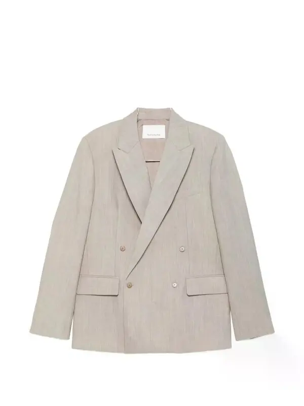 THE FRANKIE SHOP Double-breasted Blazer - Neutrals