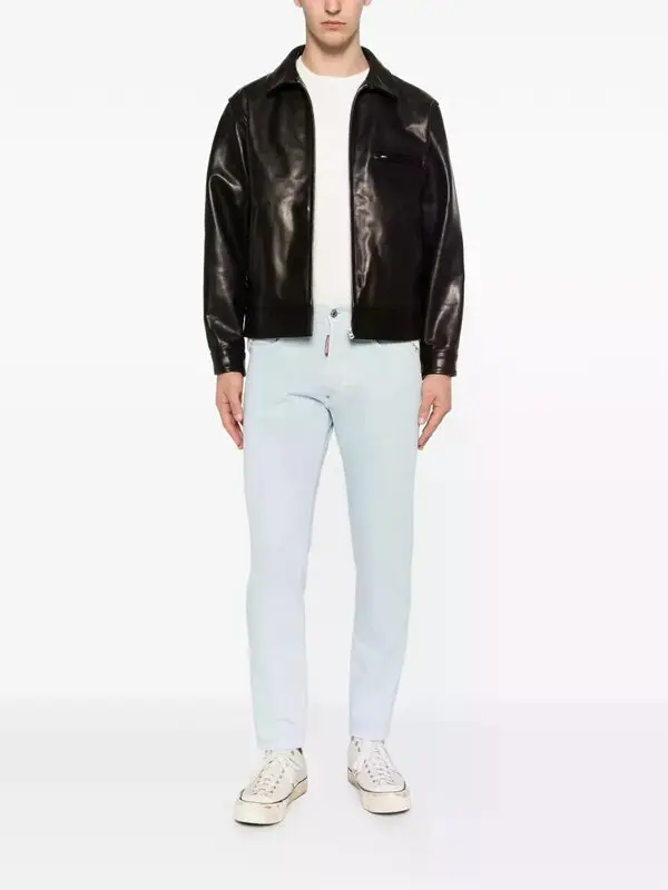 Dsquared2 Tomboy Jeans In Light Cotton - Blue