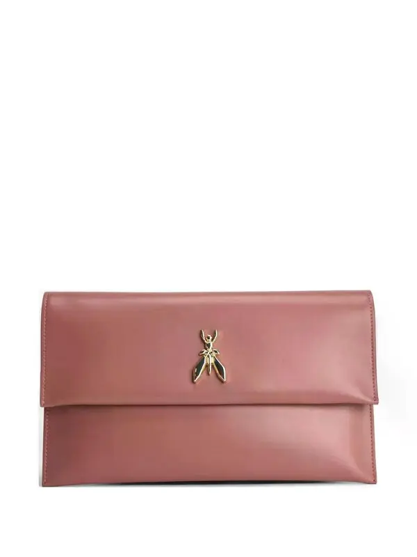 Patrizia Pepe Fly Leather Clutch - Pink