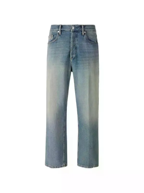 NINE:INTHE:MORNING Logo-patch Jeans - Blue