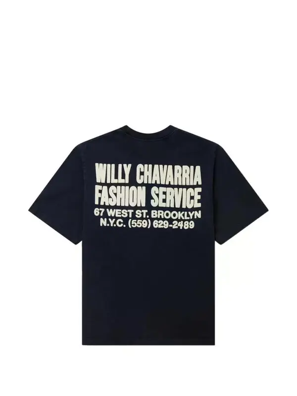 WILLY CHAVARRIA Graphic Print T-shirt - Blue
