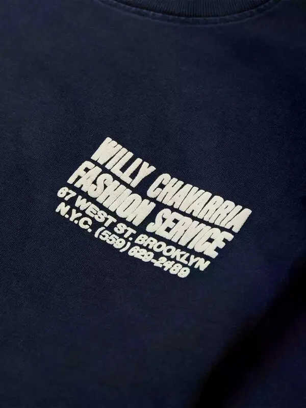 WILLY CHAVARRIA Graphic Print T-shirt - Blue