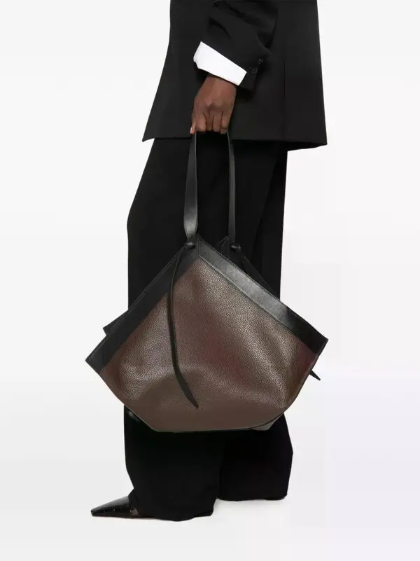 Yuzefi Large Wonton Shoulder Bag - Brown