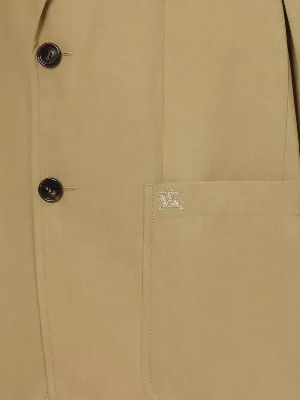 Burberry Technical Cotton Tailored Jacket - Neutrals