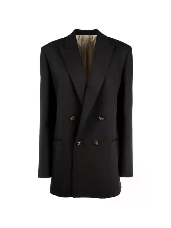 Alberta Ferretti Double-breasted Blazer - Blue