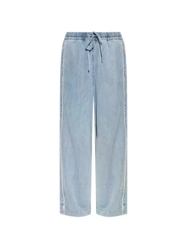 GESTUZ Sea Drawstring Trousers - Blue