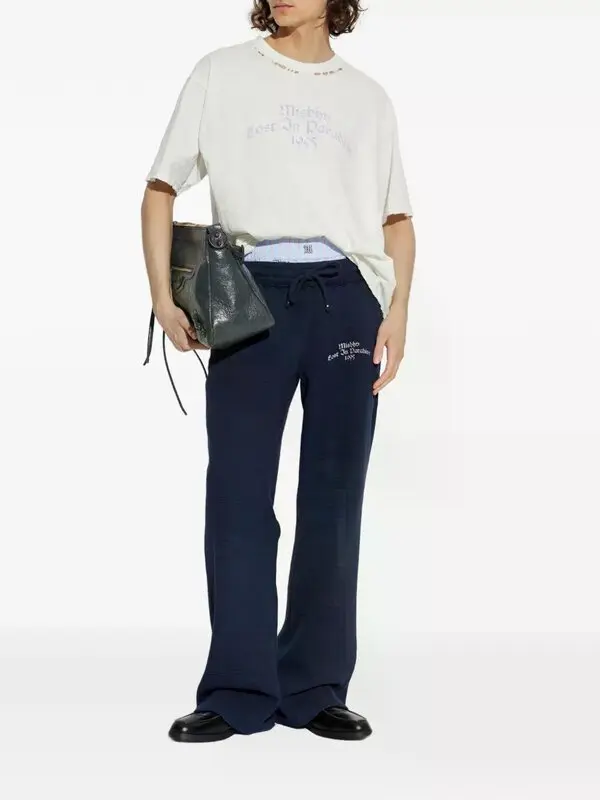 MISBHV Text-print T-shirt - Neutrals