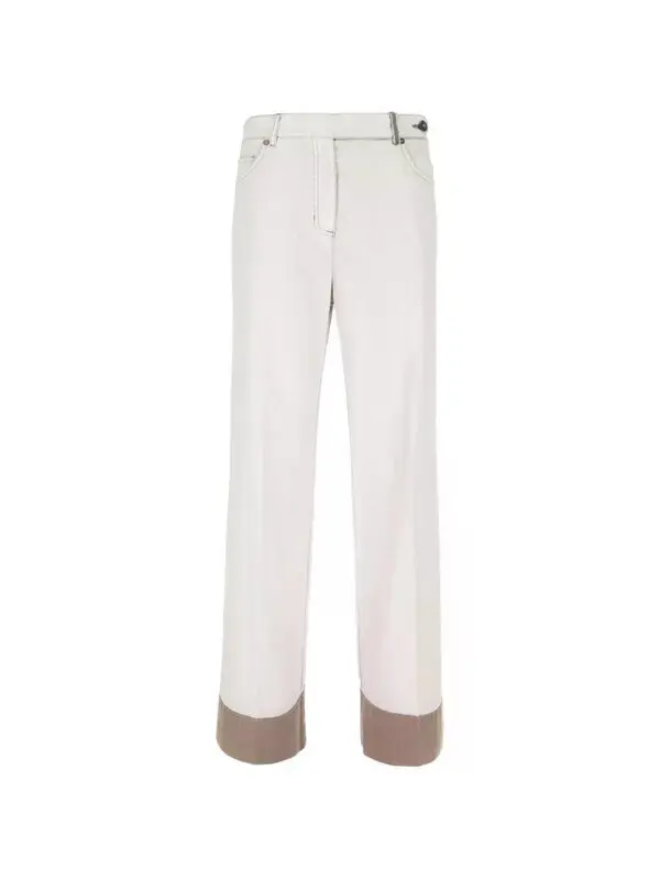 PANICALE Turn-up Trousers