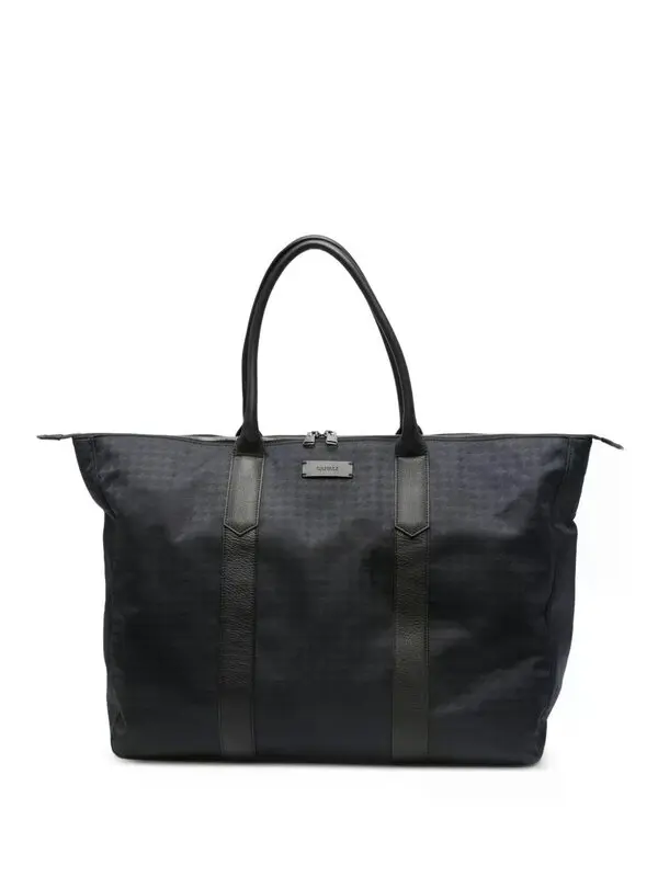 Canali Patterned Weekend Bag - Blue