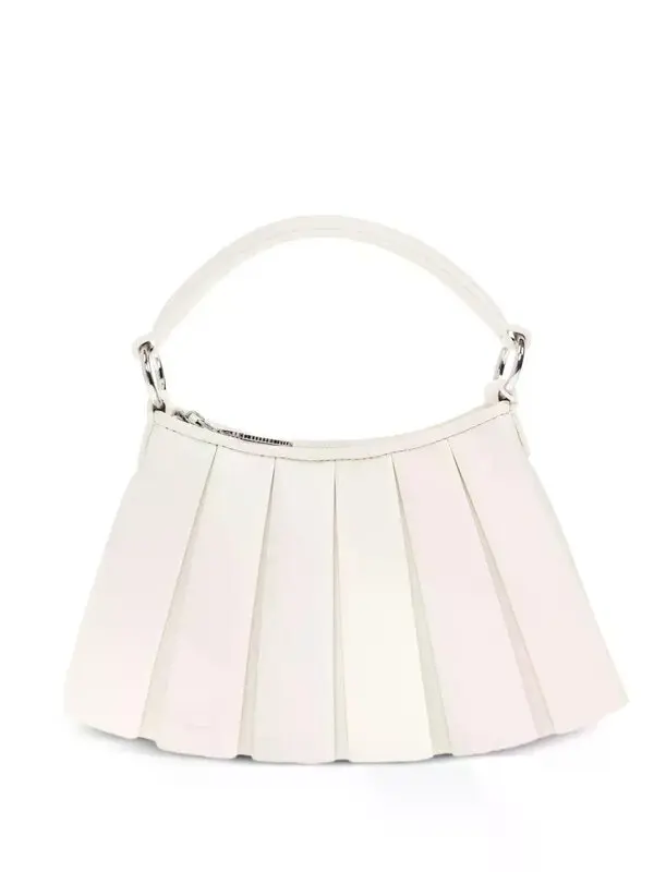 Lacoste Small Lenglen Pleated Tote Bag - White