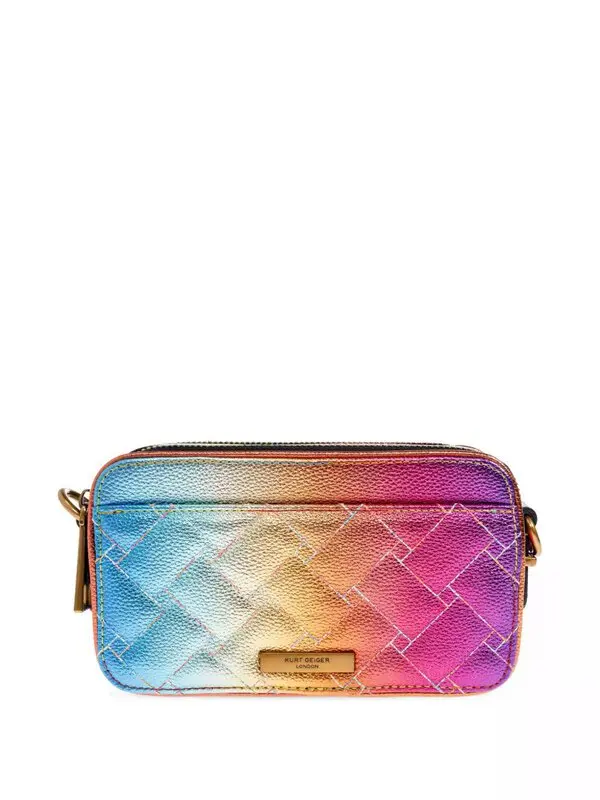 Kurt Geiger Kensington Quilted Cross Body Bag - Pink