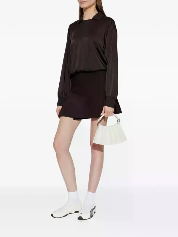 Lacoste Wrap Pleated Mini Skirt
