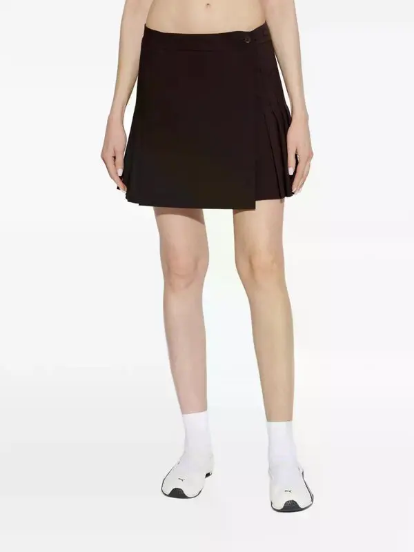 Lacoste Wrap Pleated Mini Skirt