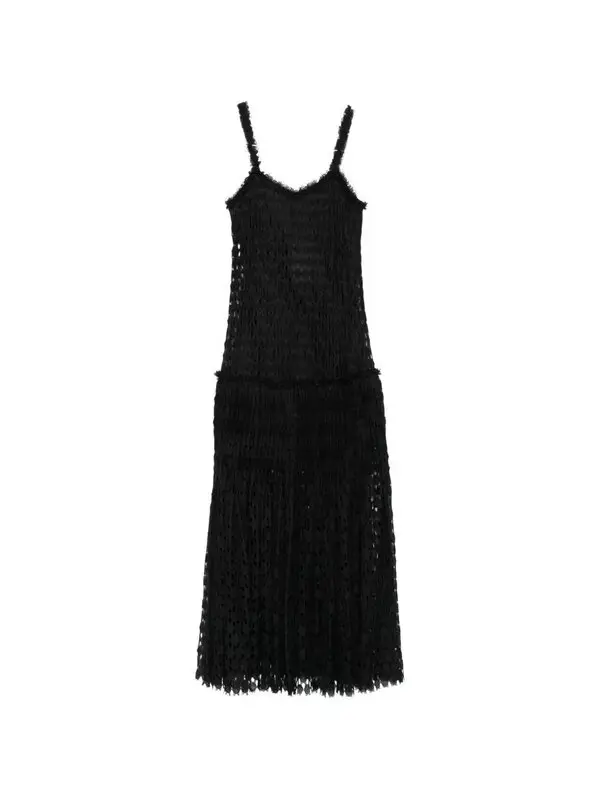 Ulla Johnson Ruffled-detail Maxi Dress - Black