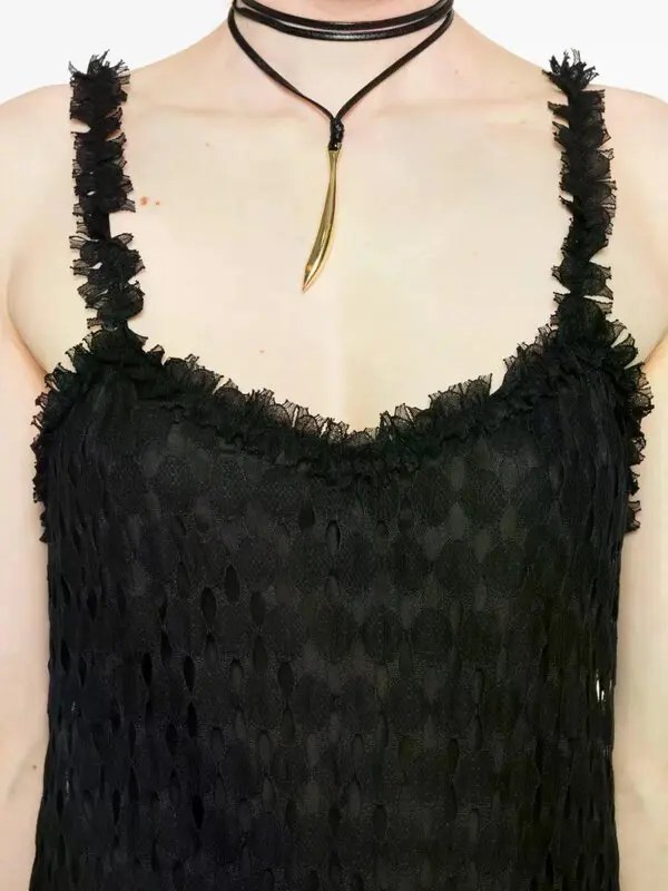 Ulla Johnson Ruffled-detail Maxi Dress - Black