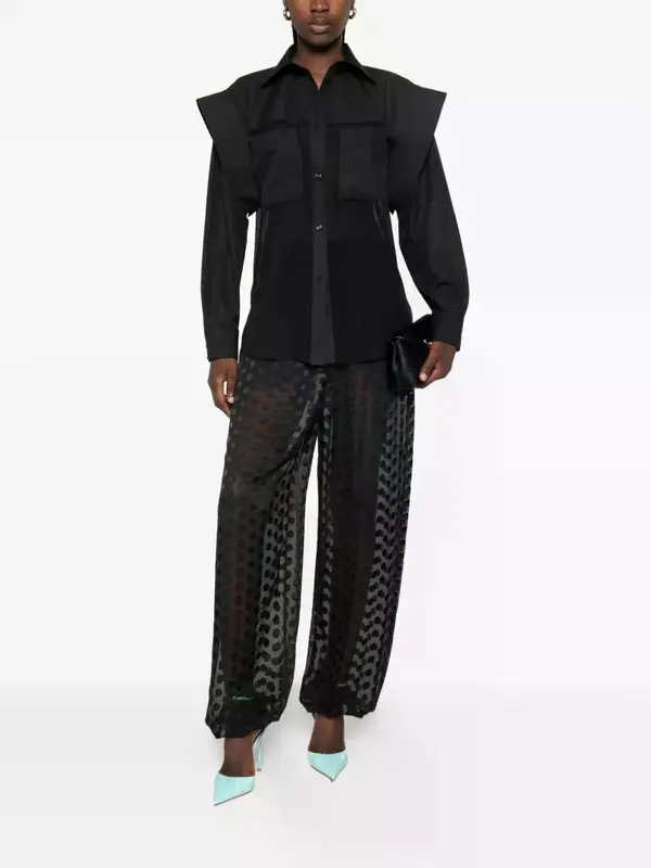 LANVIN Patch Pocket Long Sleeve Shirt