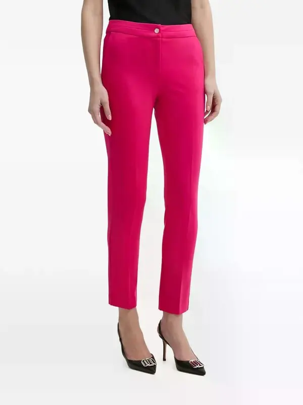 MORGAN Pressed-crease Trousers - Pink