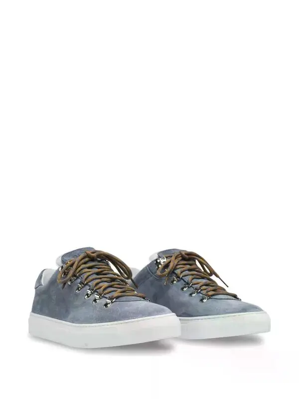 Diemme Marostica Eyelet Suede Sneakers - Blue