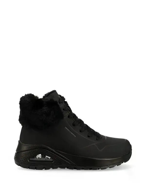 Sketchers Uno Rugged Fall Air Ankle Boots - Black