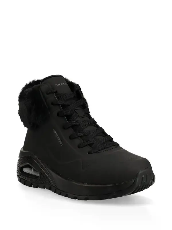 Sketchers Uno Rugged Fall Air Ankle Boots - Black