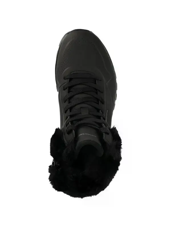 Sketchers Uno Rugged Fall Air Ankle Boots - Black