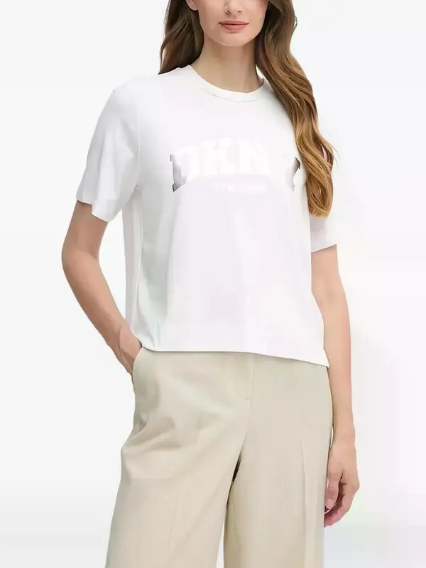 Dkny Logo-detail T-shirt - White