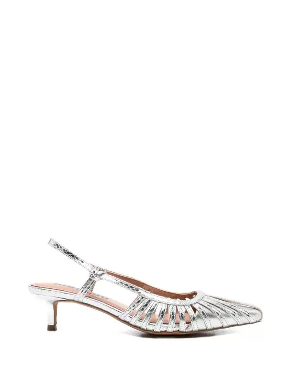 BIBI LOU Cut-out Pumps - Silver