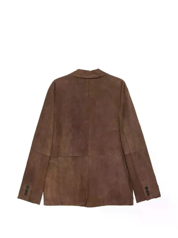 LEATHER AUTHORITY Pocket Panelled Blazer