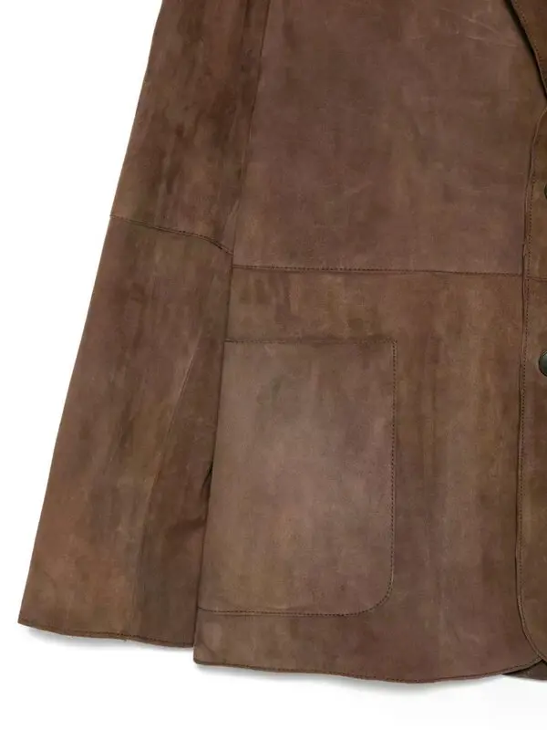 LEATHER AUTHORITY Pocket Panelled Blazer