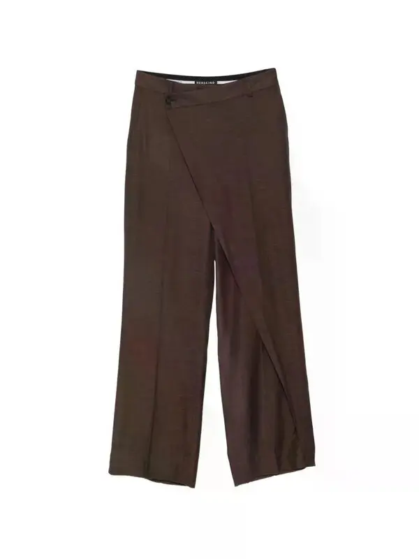 HERSKIND Alina Buttoned Trousers - Brown