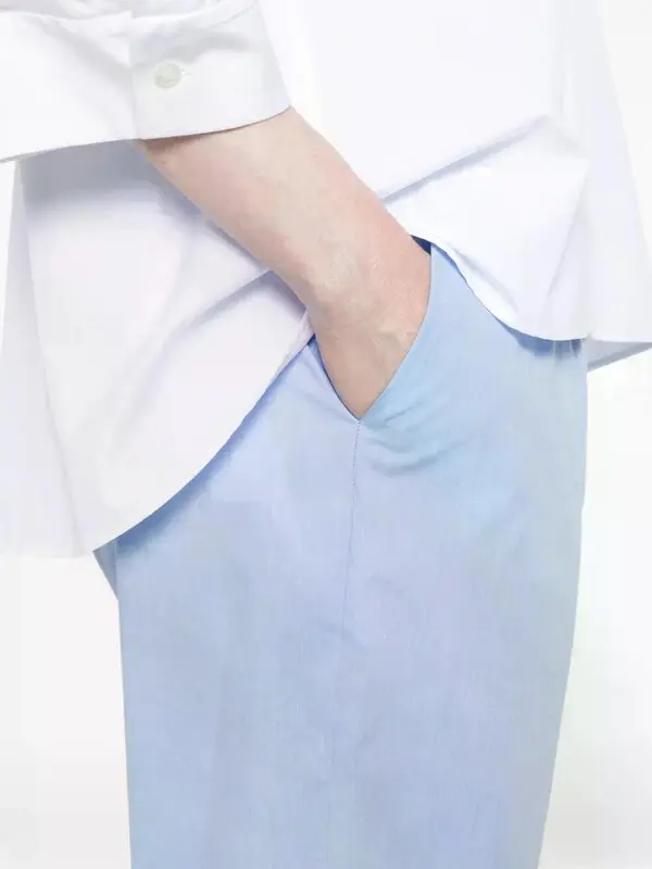 Dusan Elasticated-waistband Trousers - Blue