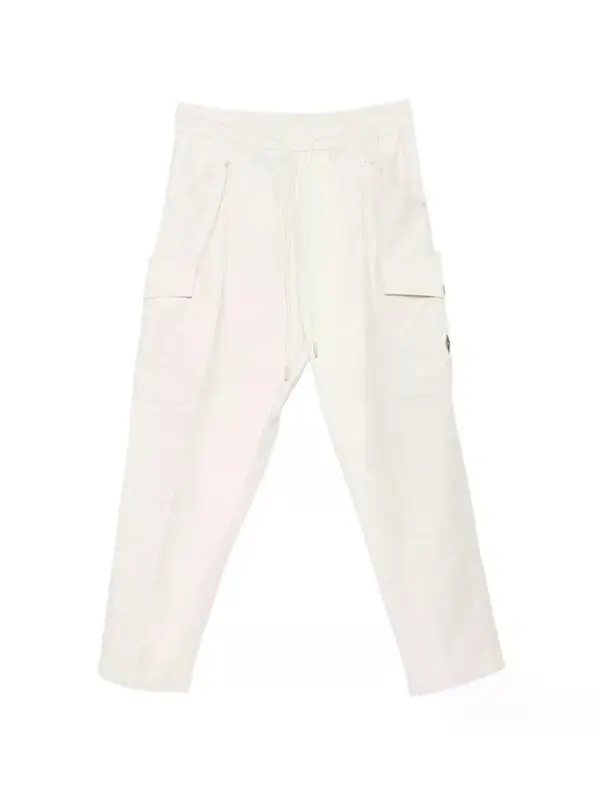 YES LONDON Drawstring-waist Cargo Pants - Neutrals